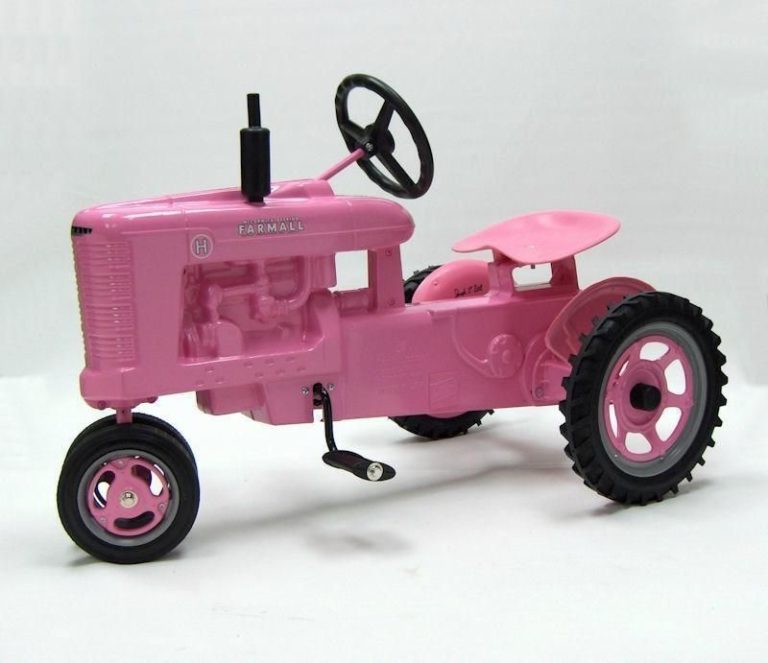 International Harvester Farmall H Pink Pedal Tractor With Narrow Front ...