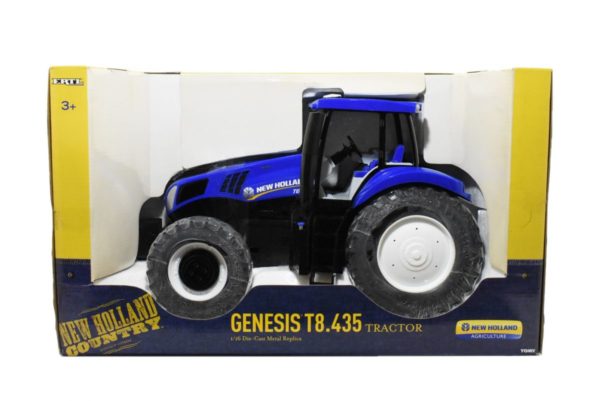 1/16 New Holland Genesis T8.435 Tracotr With Front Wheel Assist - Dalton's Farm Toys