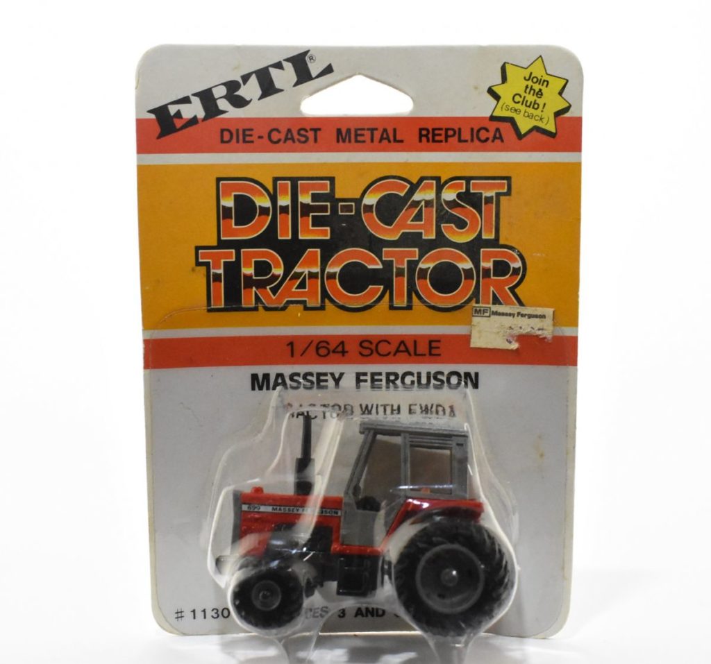 1/64 Massey Ferguson 699 Tractor With Front Wheel Assist - Dalton's Farm Toys