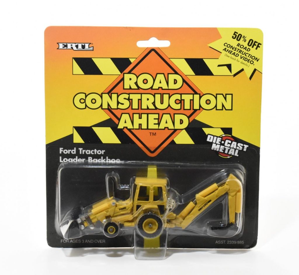 1/64 Ford Loader Backhoe - Dalton's Farm Toys