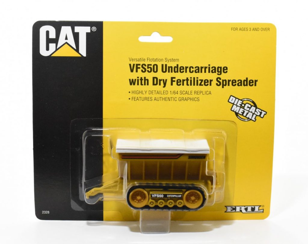 1/64 Cat Caterpillar VFS50 Undercarriage With Dry Fertilizer Spreader ...