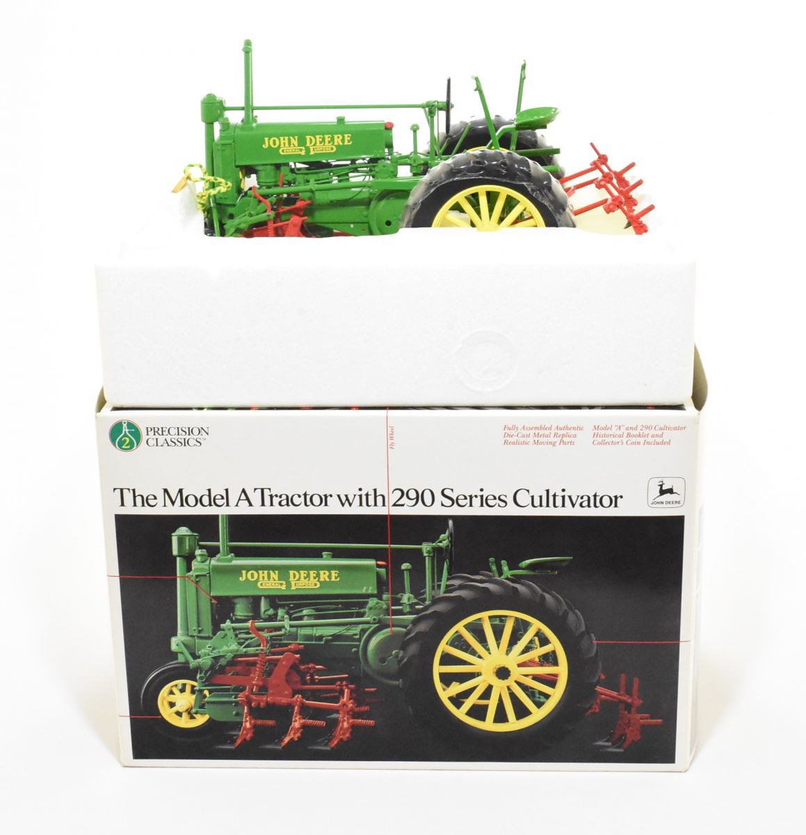 1/16 John Deere Model A Tractor With 290 Cultivator, Precision Series ...