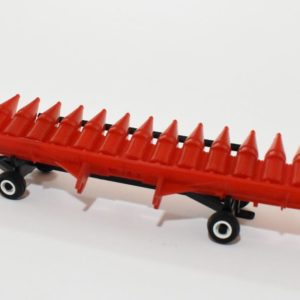 1/64 Combine Header Trailer Black - Dalton's Farm Toys