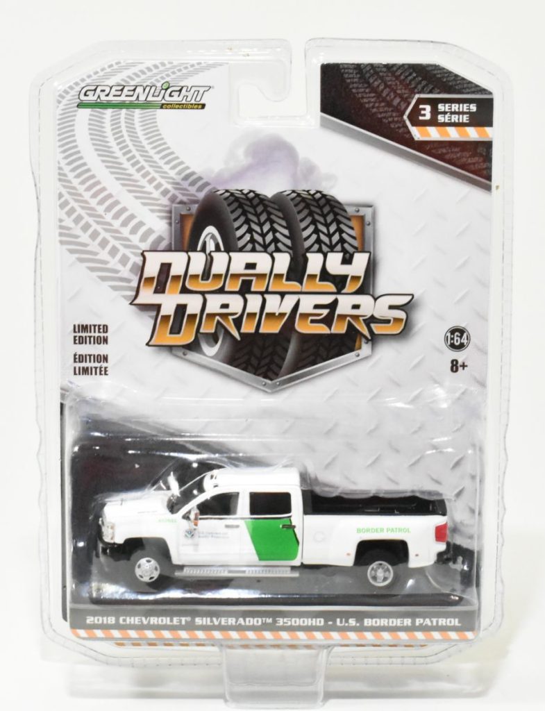 1/64 2018 Chevrolet 3500 Dually Pickup Truck U.S. Border Patrol, Dually ...