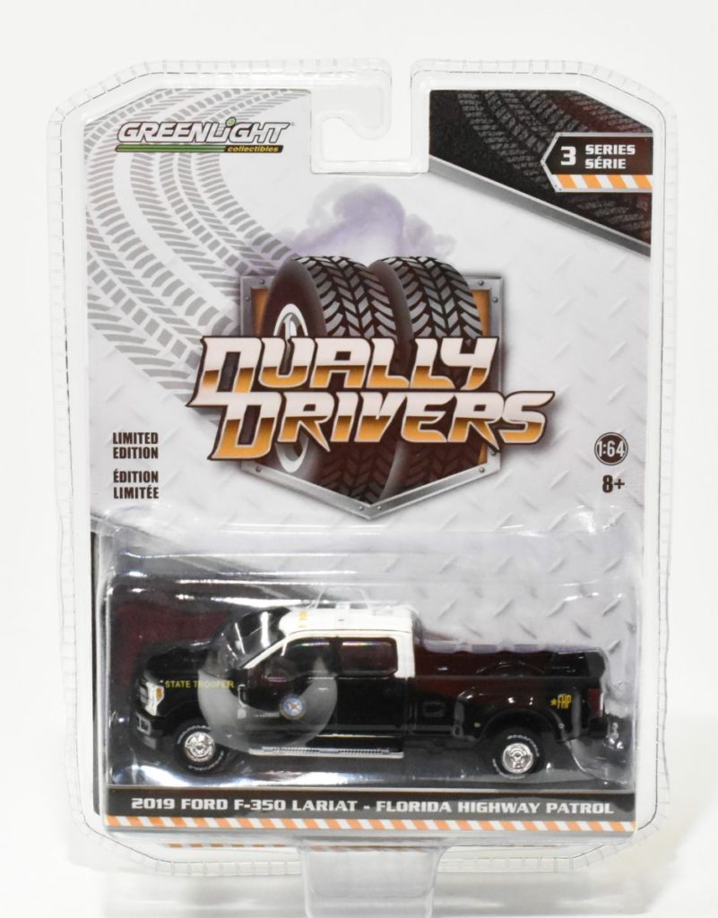 1/64 2019 Ford F-350 Lariat Dually Pickup Truck Florida Highway Patrol ...