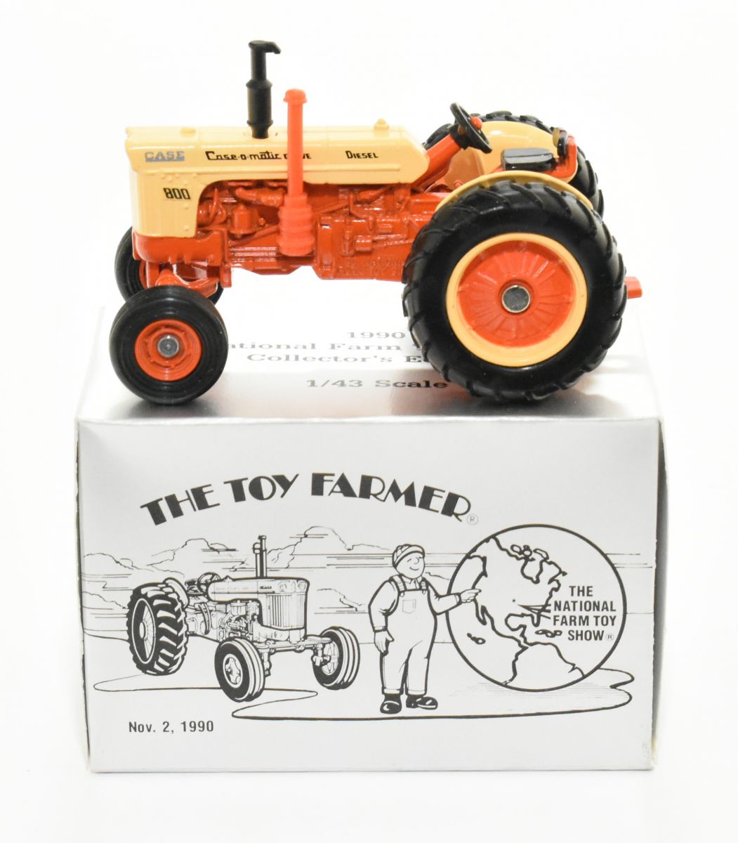 1/43 Case 800 Tractor, 1990 National Farm Toy Show Collector's Edition ...