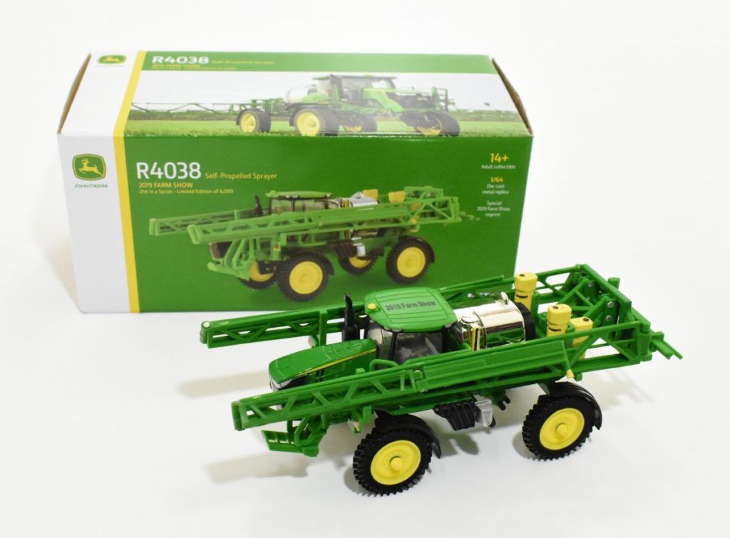 1/64 John Deere R4038 Self Propelled Sprayer, 2019 Farm Show Edition ...