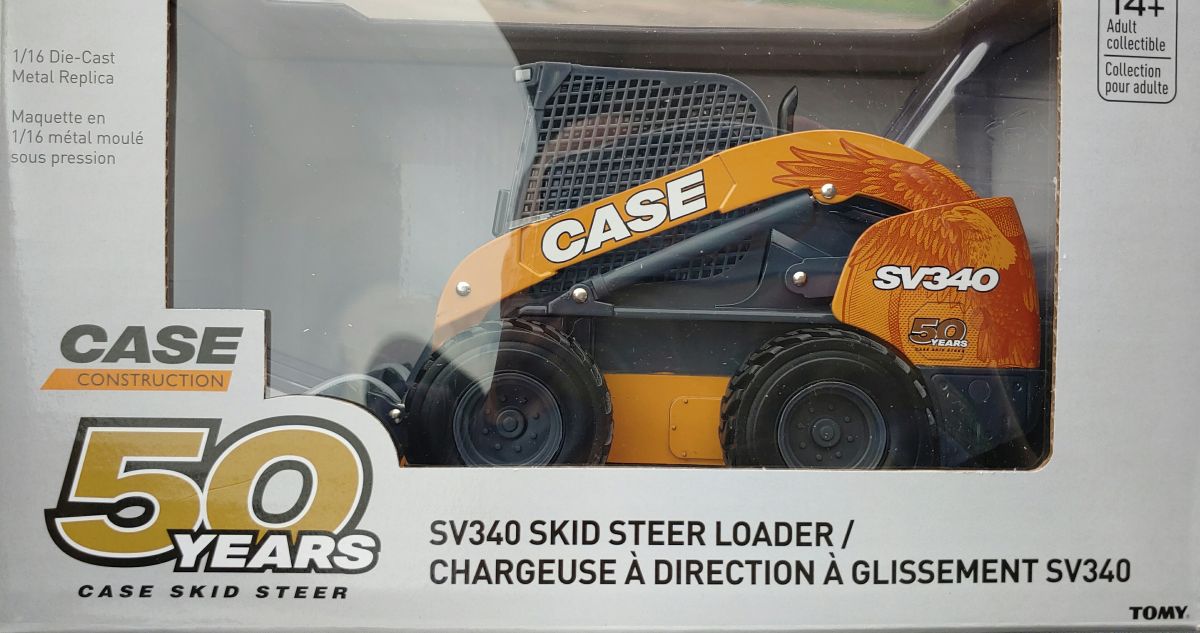 1/16 Case SV340 Skid Steer Loader, 50th Anniversary With Eagle Decals ...