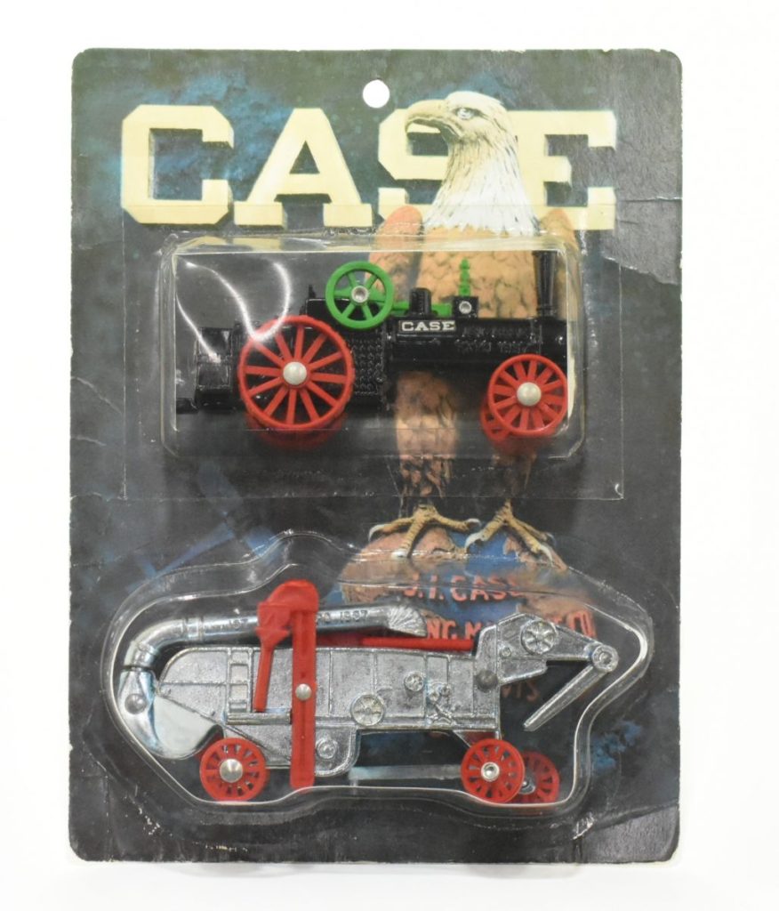 1/64 Case Steam Engine & Threshing Machine Set, 1st Case Expo 1987 ...