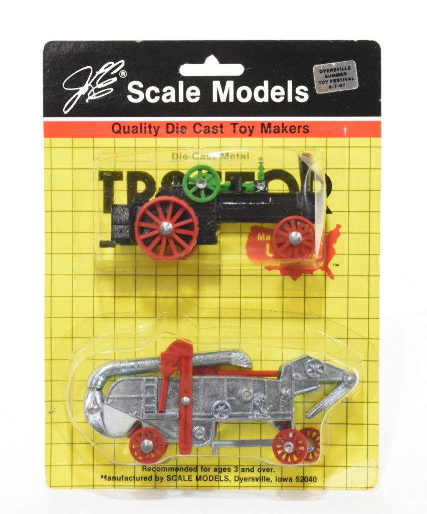 1/64 Case Steam Engine & Threshing Machine Set, Summer Toy Show 1987 ...