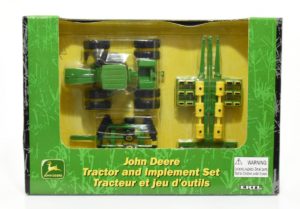1/64 John Deere Tractor & Implement Set With 4wd, 12 Row Planter & Disk ...