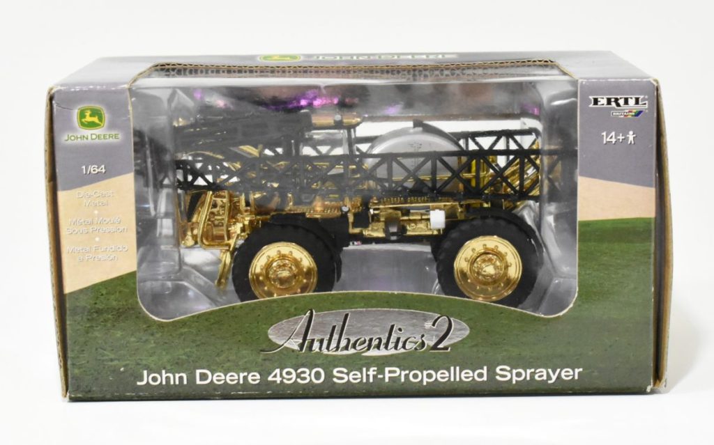 1/64 John Deere 4930 Self-Propelled Sprayer Authentics 2, Gold Plated ...