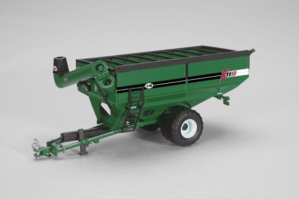 1/64 J&M X1112 Auger Wagon Grain Cart With Flotation Tires, Green ...