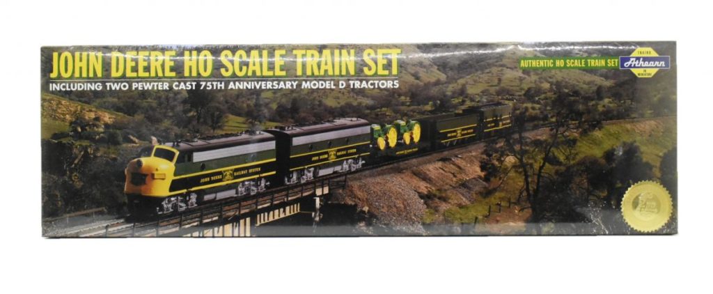 1/87 John Deere HO Scale Train Set Including Two Pewter 75th ...