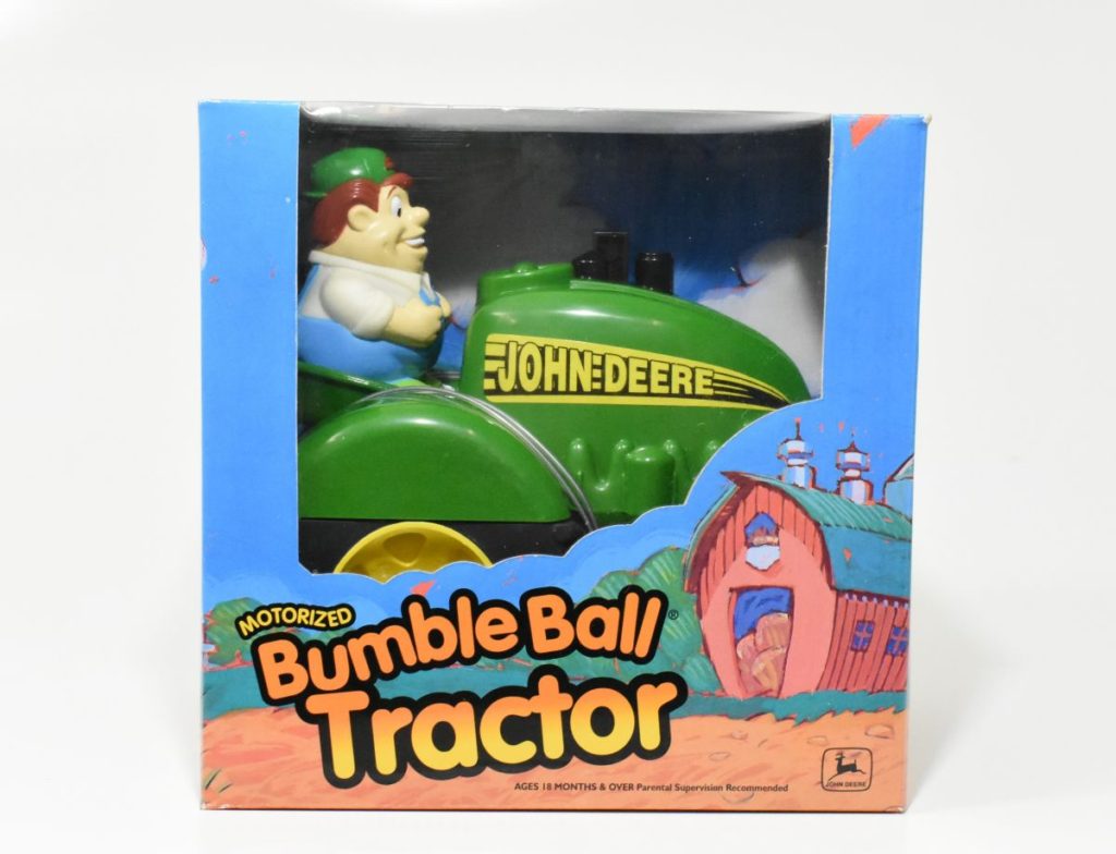 1/16 Motorized John Deere BumbleBall Tractor - Dalton's Farm Toys
