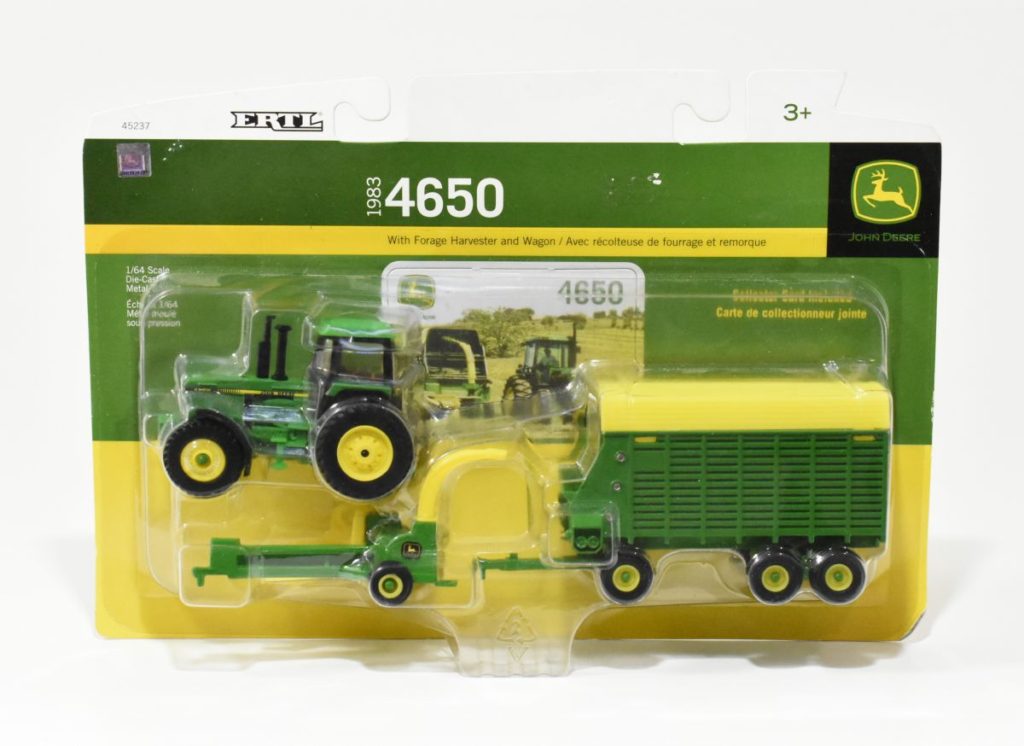 1/64 1983 John Deere 4650 FWA Tractor W/ Forage Harvester & Wagon ...