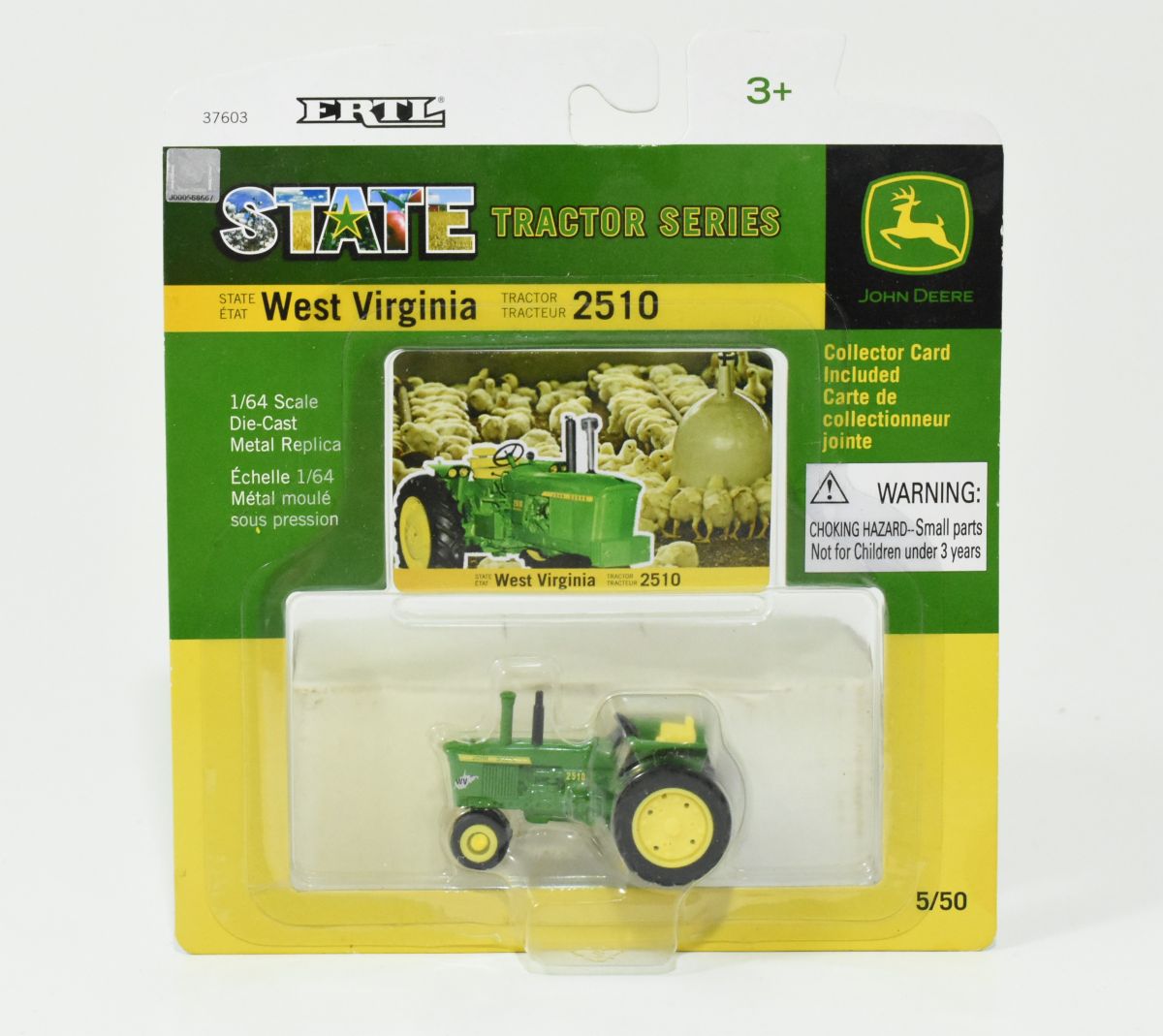 1/64 West Virginia John Deere 2510 State Tractor Series Edition ...