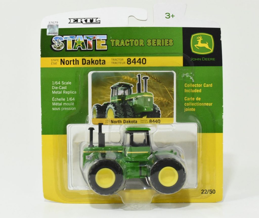 1/64 North Dakota John Deere 8440 4WD State Tractor Series Edition ...