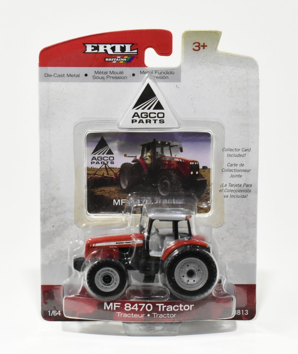 1/64 Massey Ferguson 8470 Tractor With Front Wheel Assist - Dalton's Farm Toys