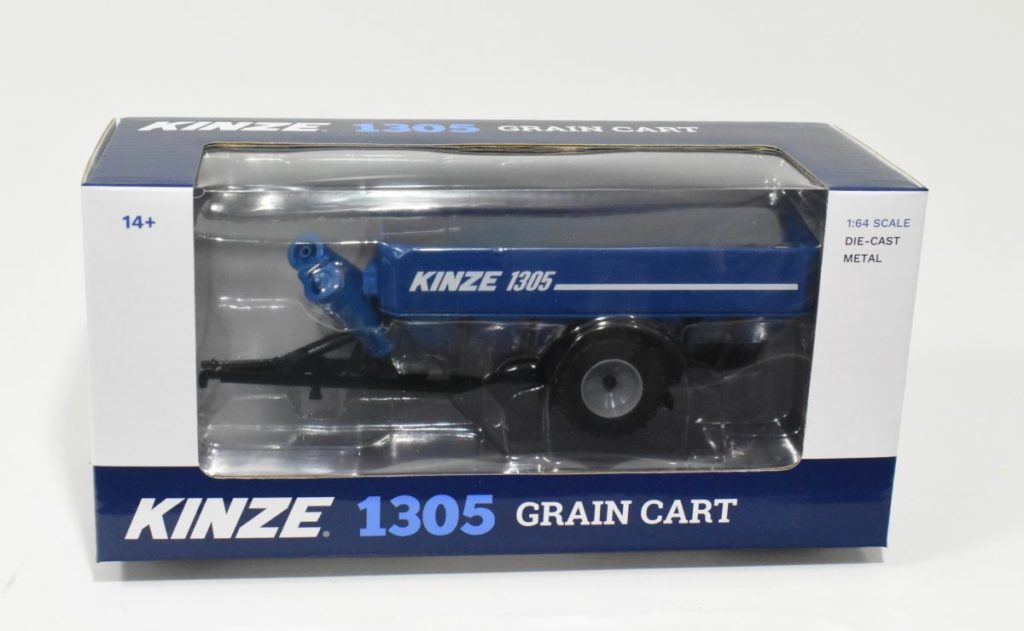 1/64 Kinze 1305 Grain Cart With Row Crop Duals - Dalton's Farm Toys