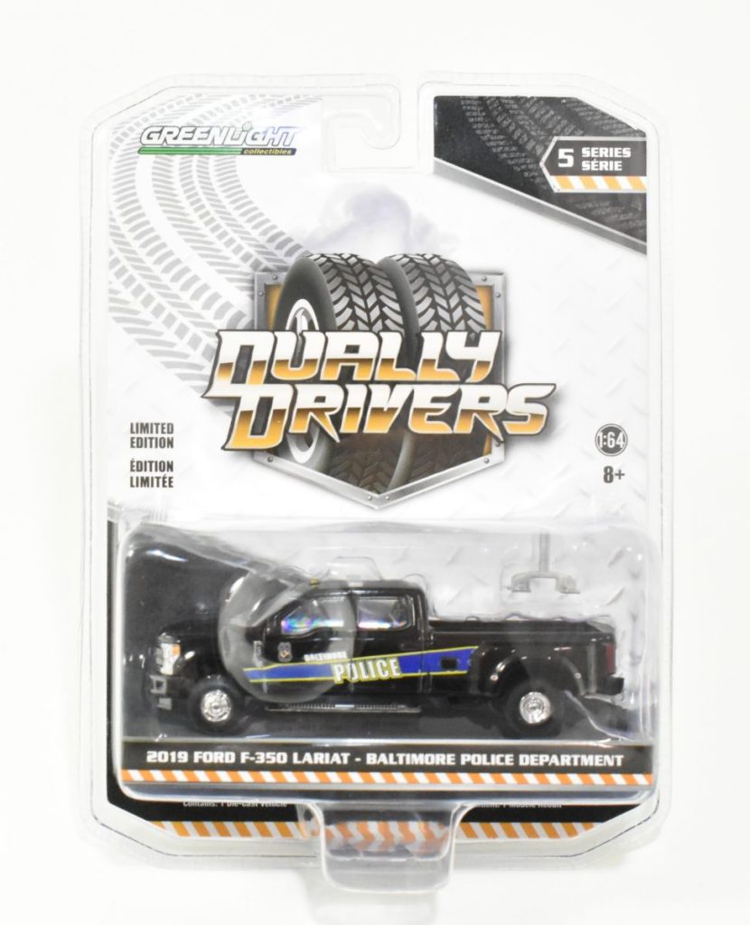 1/64 2019 Ford F-350 Lariat Dually Pickup Truck Baltimore Police Dept ...