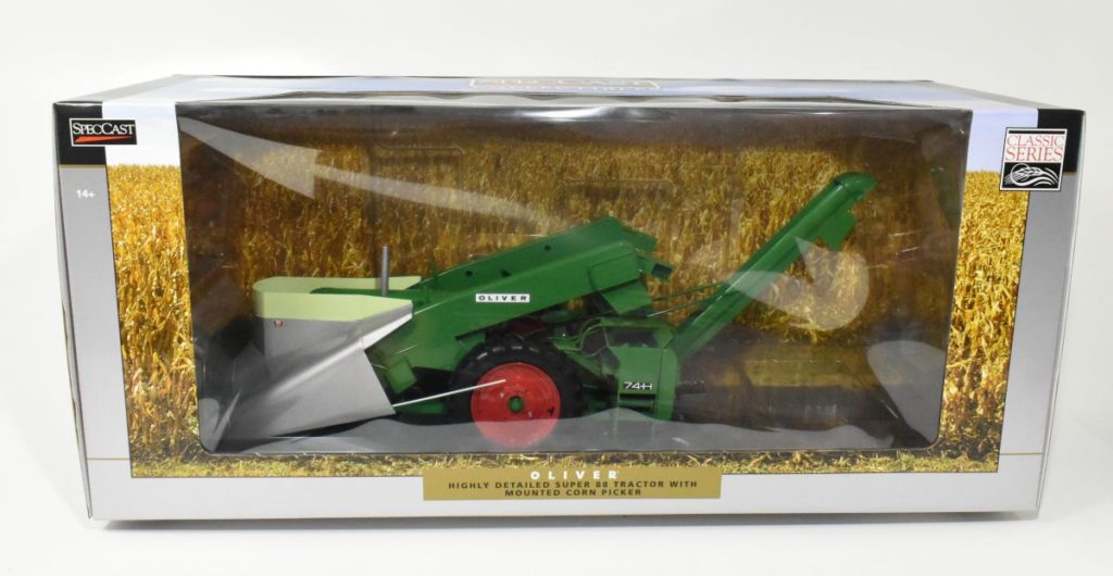 1/16 Oliver Super 88 Tractor With 74H 2 Row Mounted Corn Picker ...