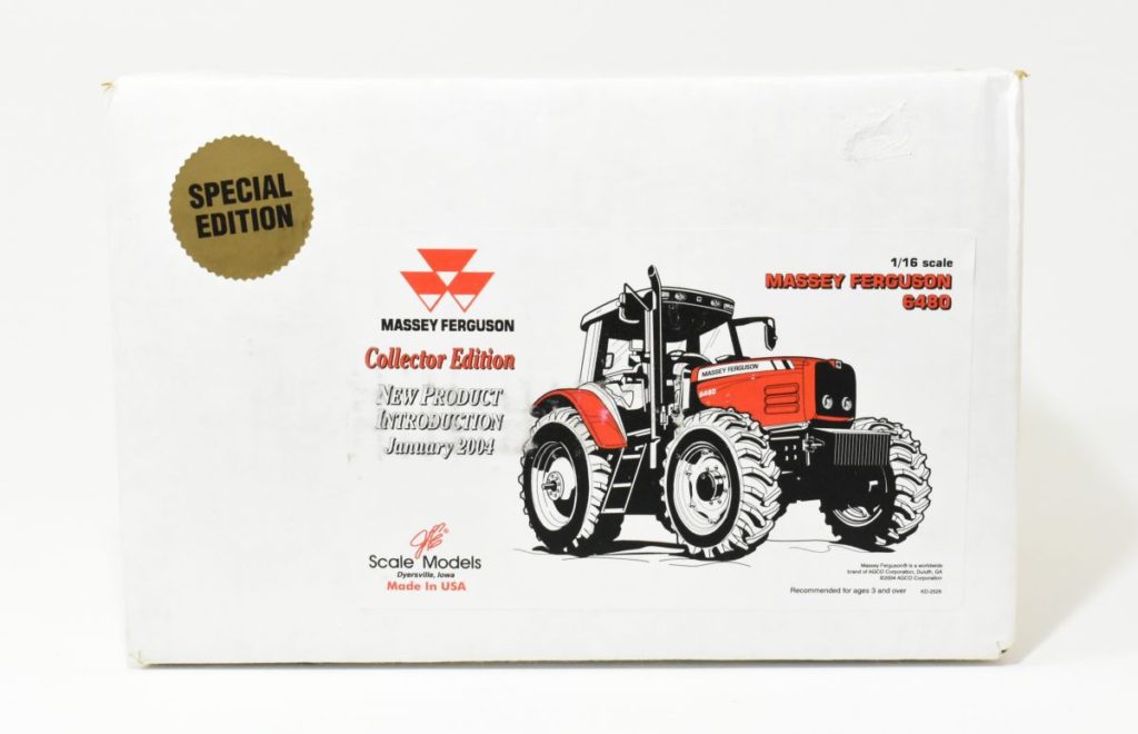 1/16 Massey Ferguson 6480 Tractor With Front Wheel Assist, Collector Edition - Dalton's Farm Toys