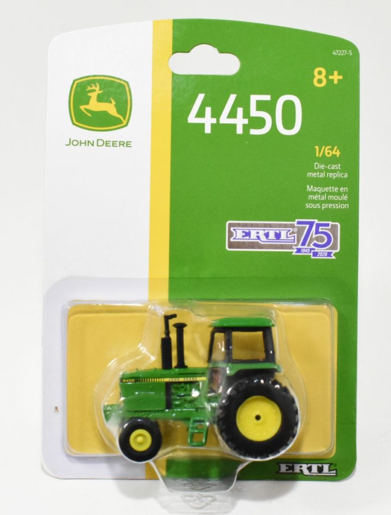 1/64 John Deere 4450 Tractor, Ertl 75th Anniversary - Dalton's Farm Toys
