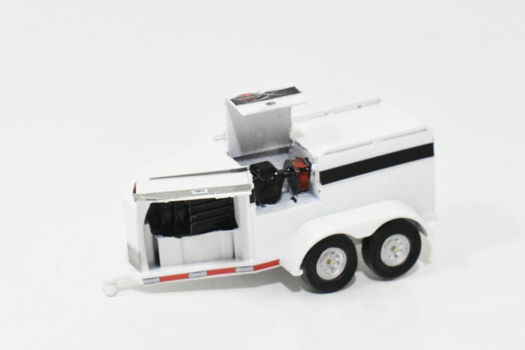 1/64 Scratch Built Fuel Trailer With Opening Doors, White - Dalton's ...