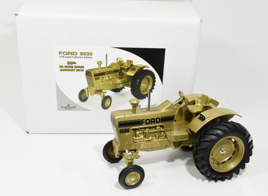 1/16 Ford 8600 Tractor, 2015 Pennsylvania Farm Show, Gold Plated ...