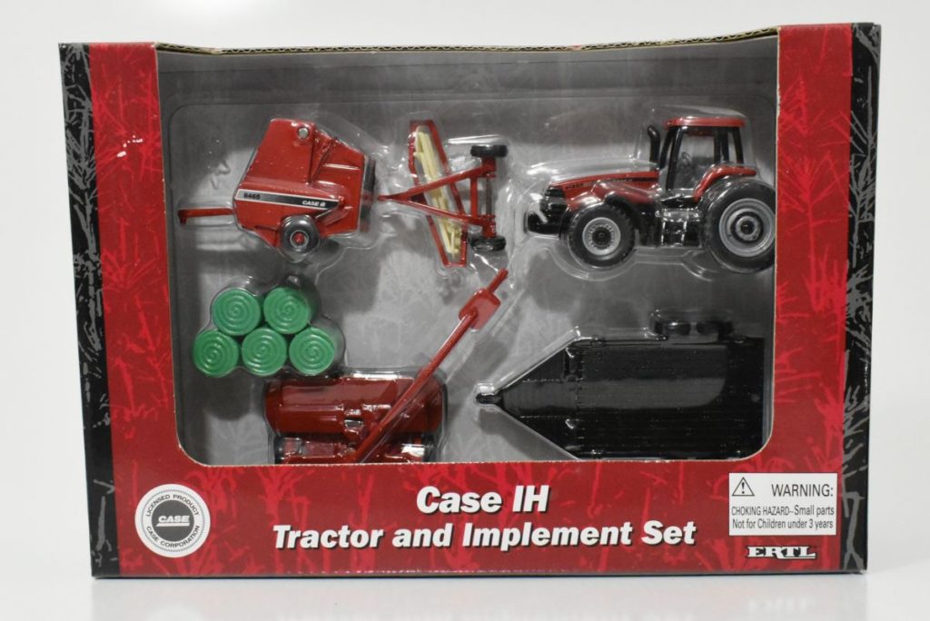 1/64 Case IH MX220 Haying Set With Baler, Haybine, Rake & Trailer ...