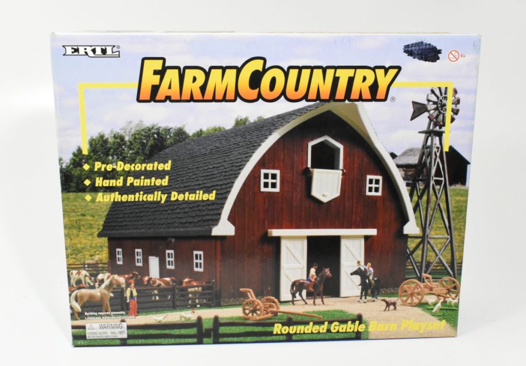 1/64 Farm Country Pre Decorated Round Gable Barn Playset - Dalton's ...