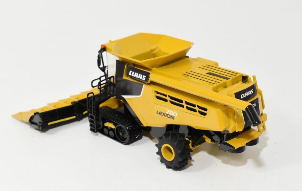 1/64 Custom Claas Yellow 780 Lexion Combine With Tracks, Draper & 12 ...