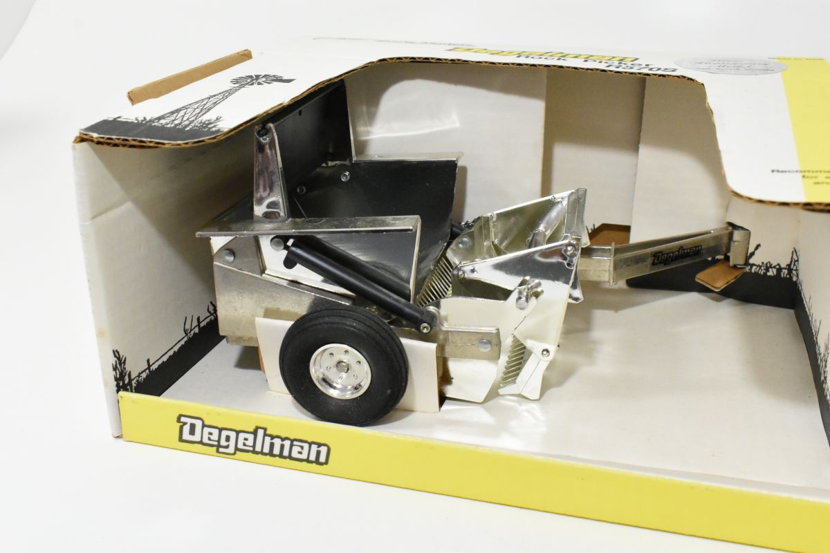 1/16 Degelman Rock Picker, Chrome Plated - Dalton's Farm Toys