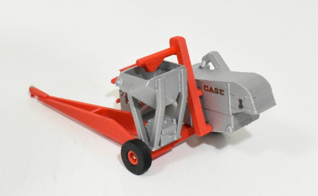 1/64 Scratch Built Case G Pull Type Combine - Dalton's Farm Toys