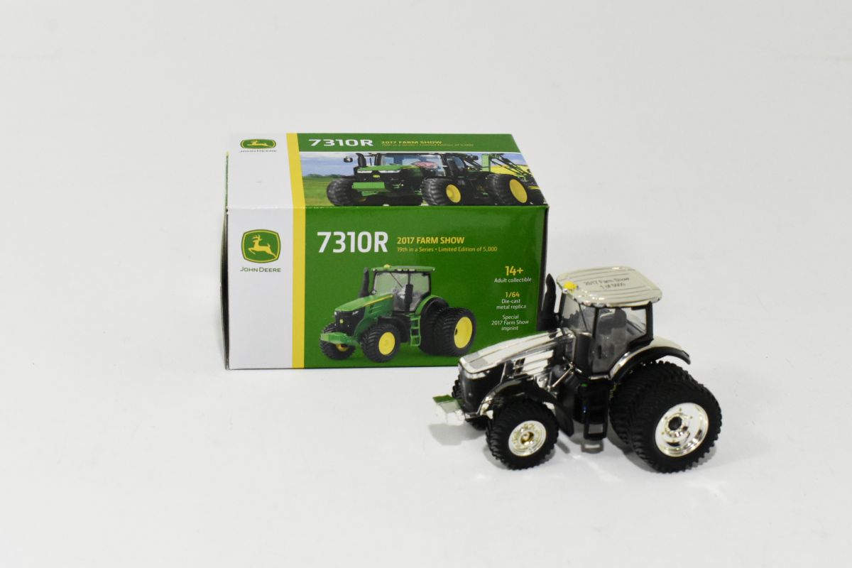 1/64 John Deere 7310R Tractor with Front Wheel Assist & Duals 2017 Farm ...