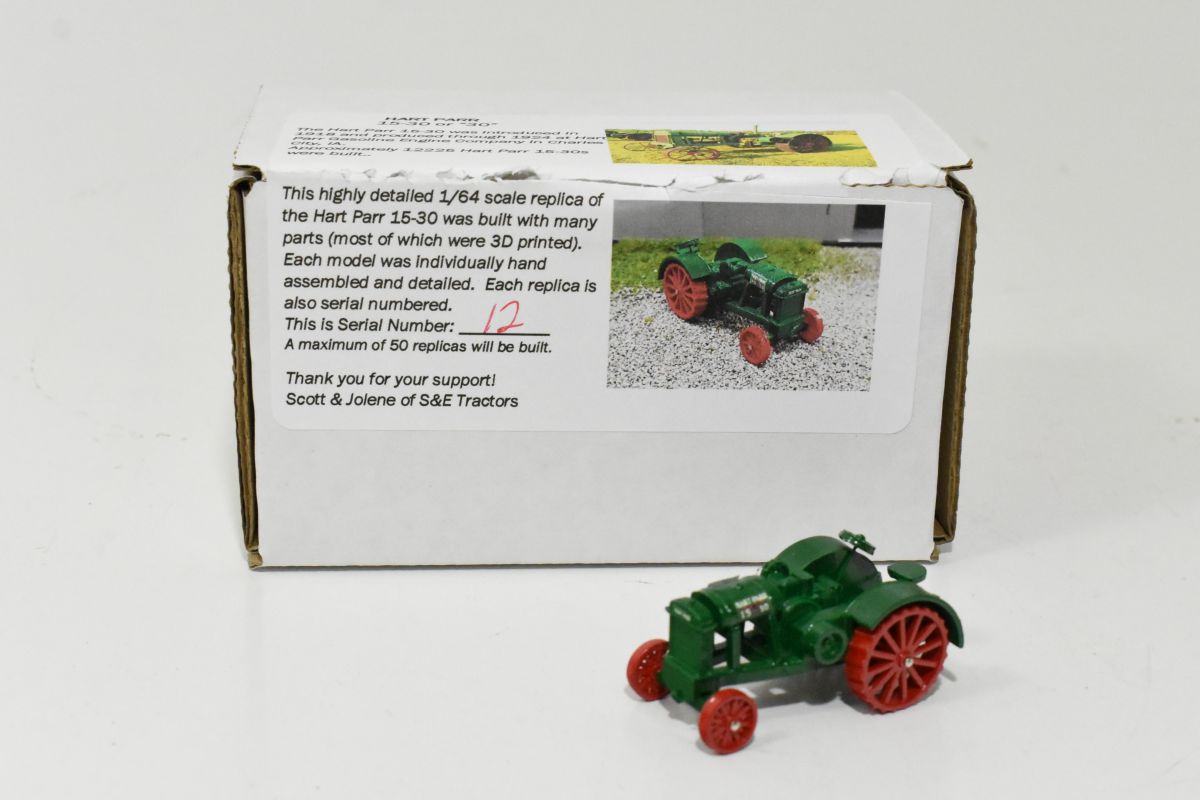 1/64 Hart Parr 15-30 Tractor With Steel Wheels - Dalton's Farm Toys