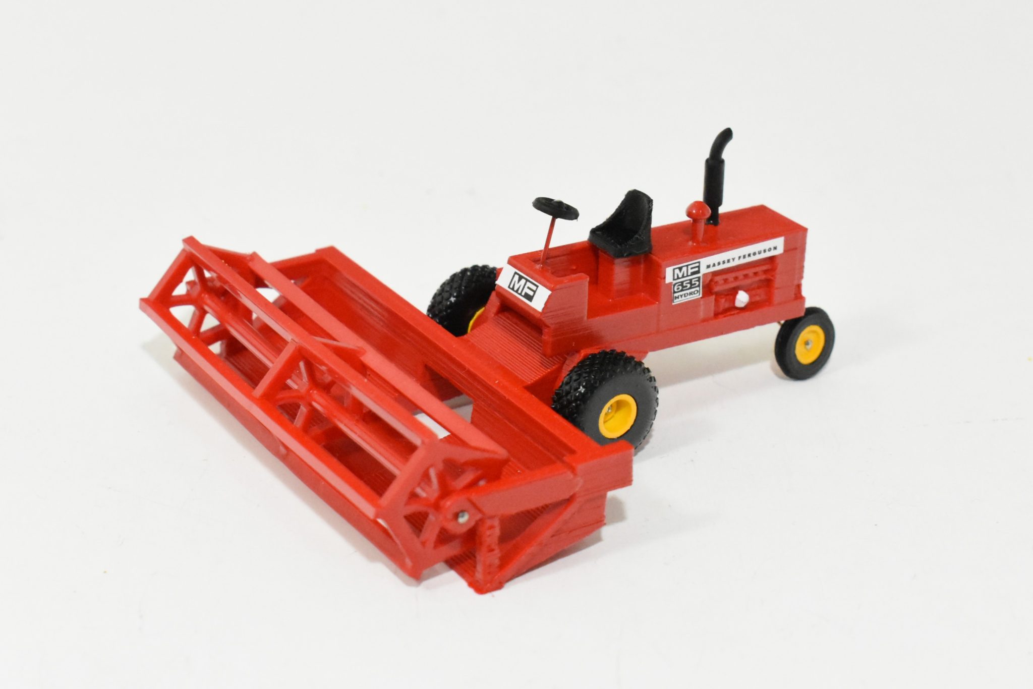 1/64 Custom Massey Ferguson 655 Self Propelled Windrower Swather ...