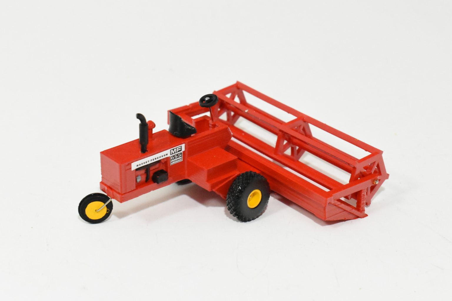 1/64 Custom Massey Ferguson 655 Self Propelled Windrower Swather ...