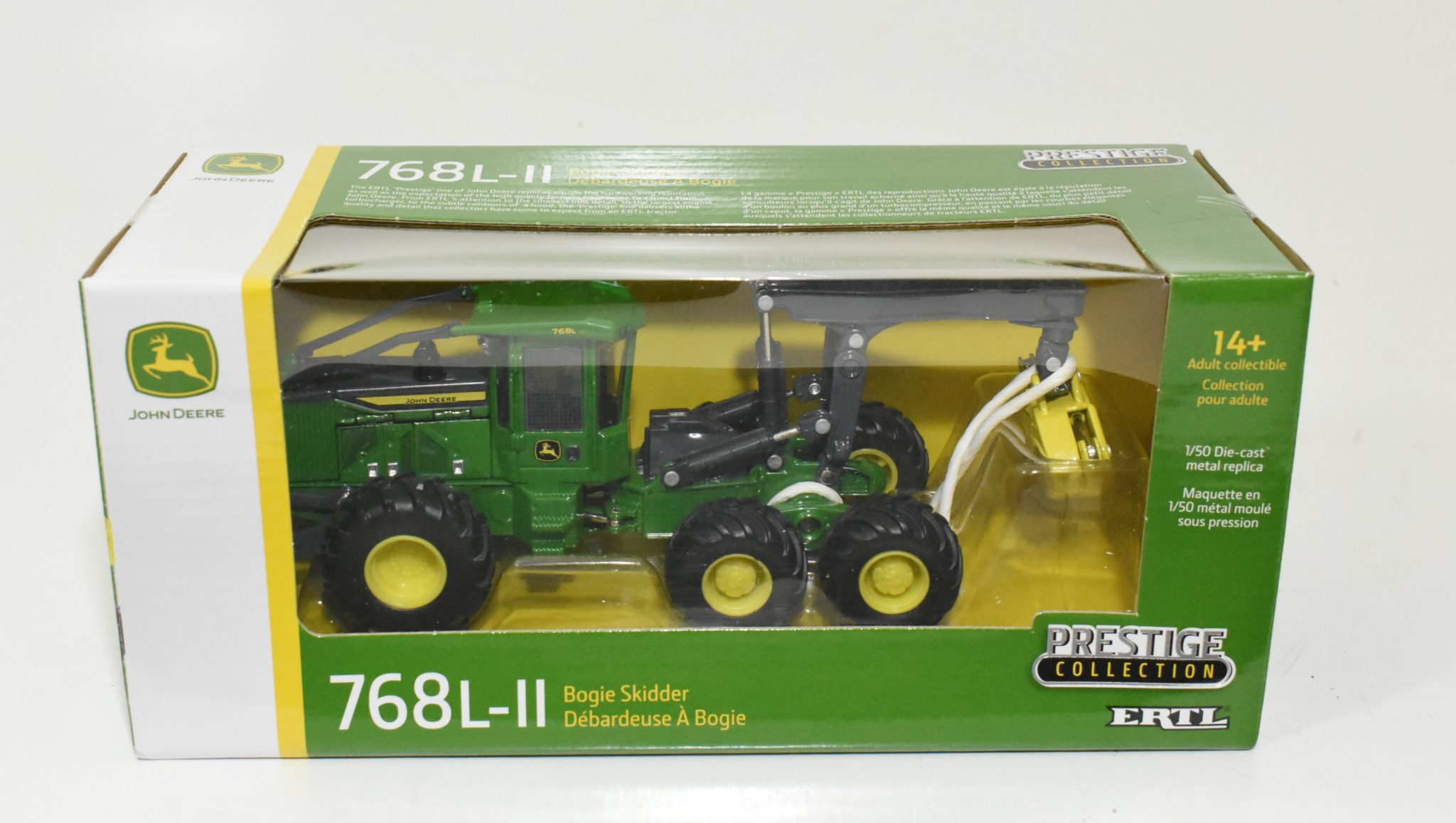1/50 John Deere 768L-II Bogie Log Skidder - Dalton's Farm Toys