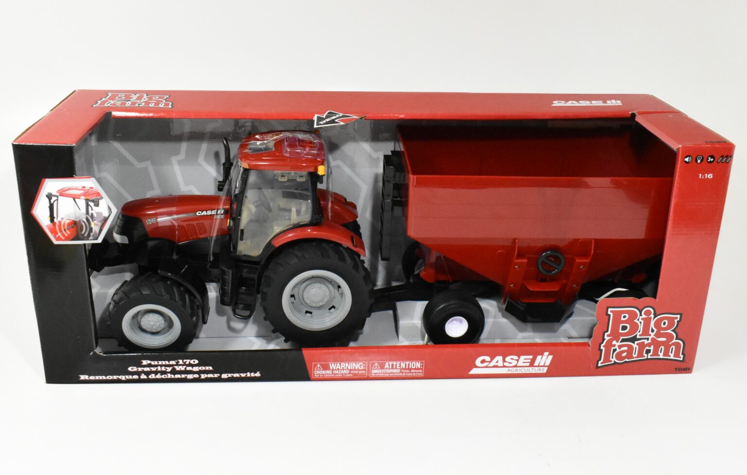 1/16 Big Farm Case IH Puma 170 Tractor With Gravity Wagon - Dalton's ...