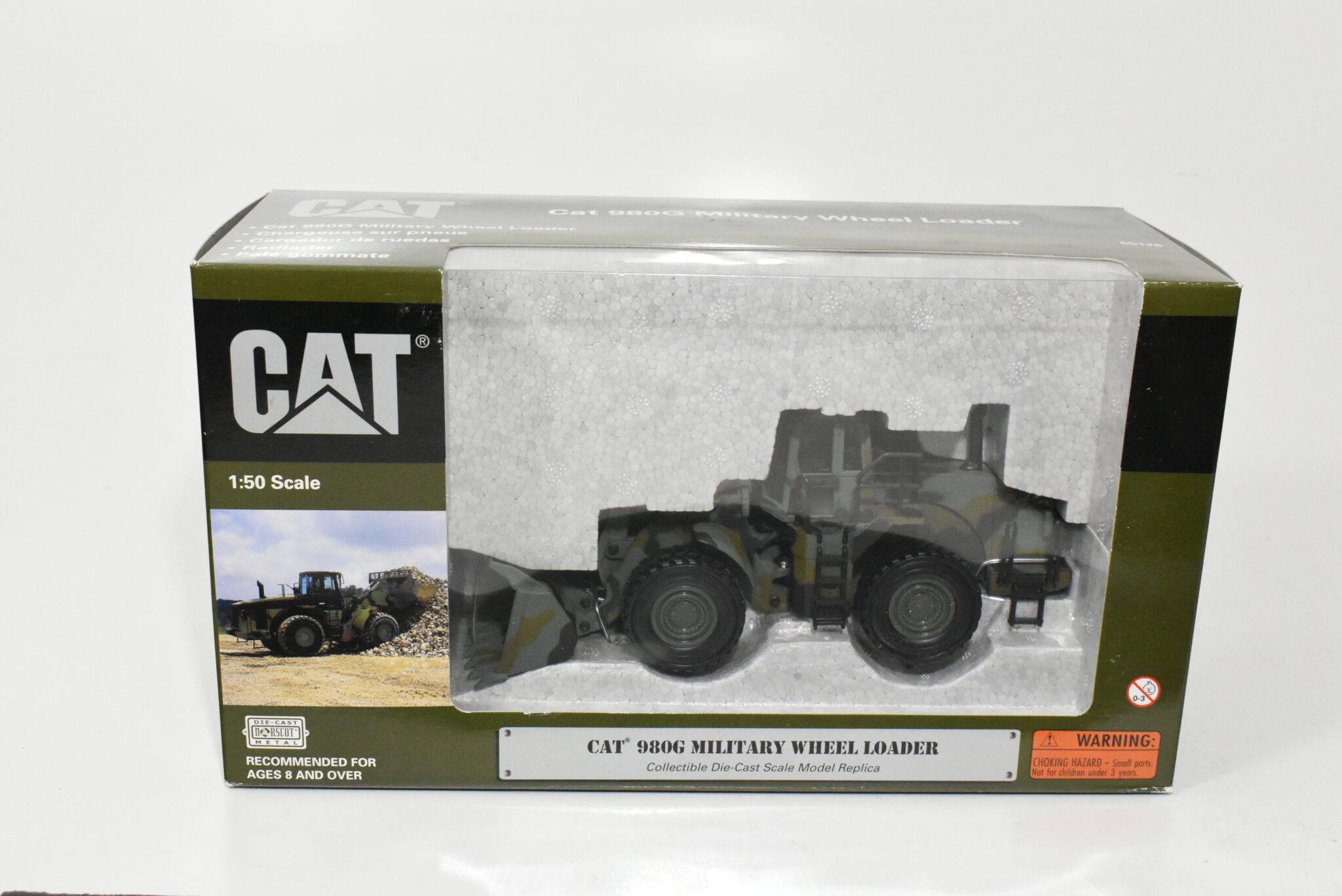 1/50 Caterpillar 980G Army Military Wheel Loader - Dalton's Farm Toys