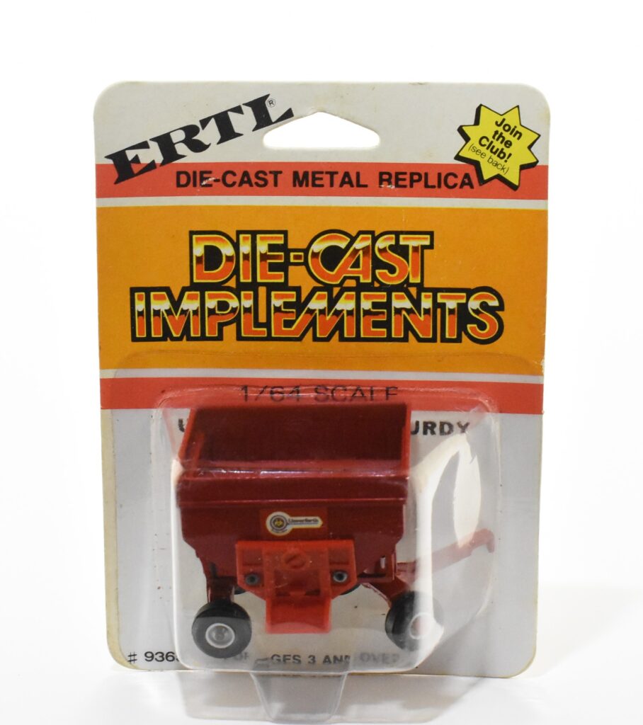 1/64 Unverferth McCurdy 250 Bushel Gravity Wagon, Decal In Center ...