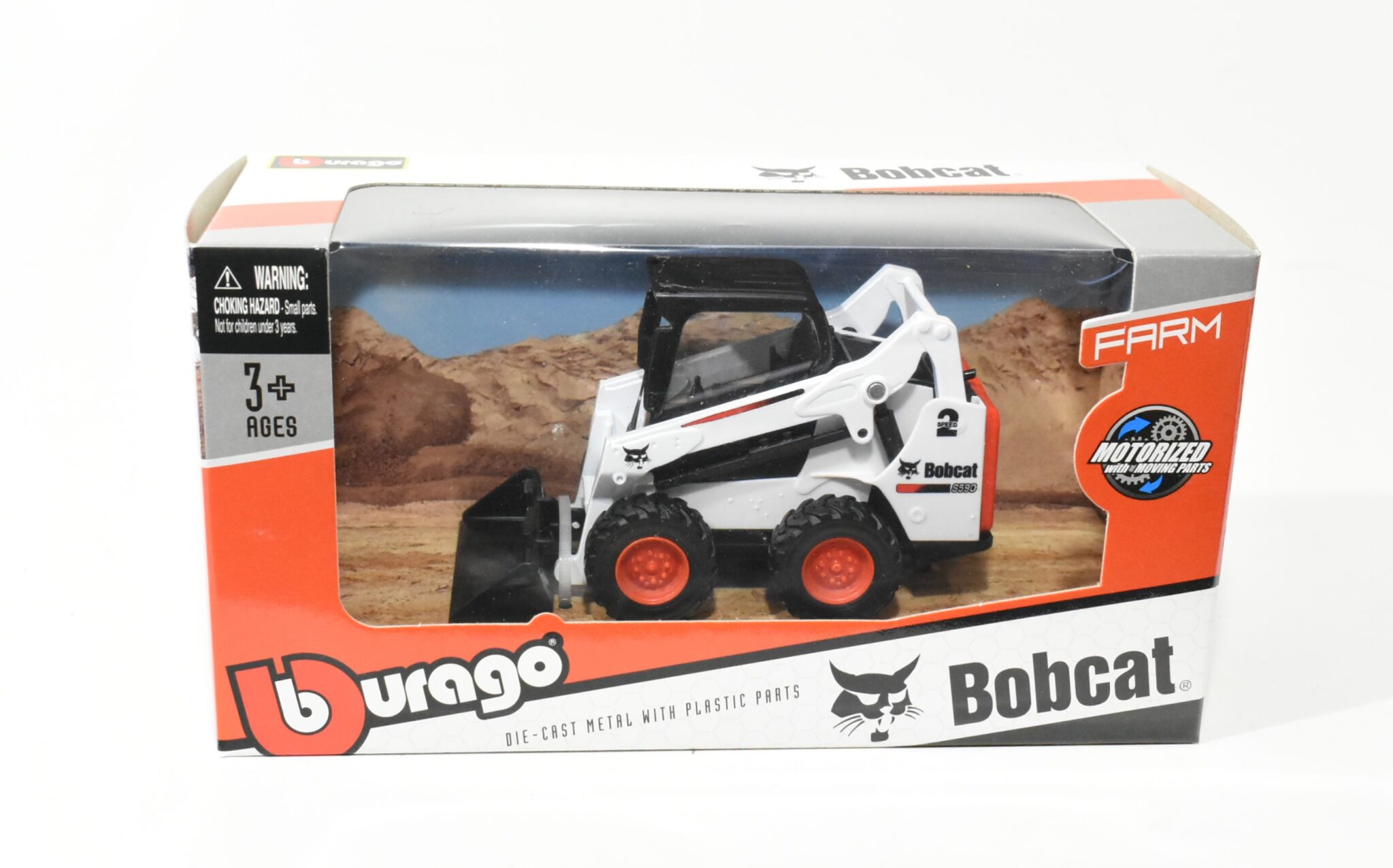 1/32 Bobcat S590 Skid Steer Loader With Bucket - Dalton's Farm Toys