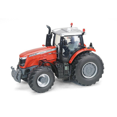 1/64 Massey Ferguson 8735S Tractor With Front Wheel Assist & Singles - Dalton's Farm Toys
