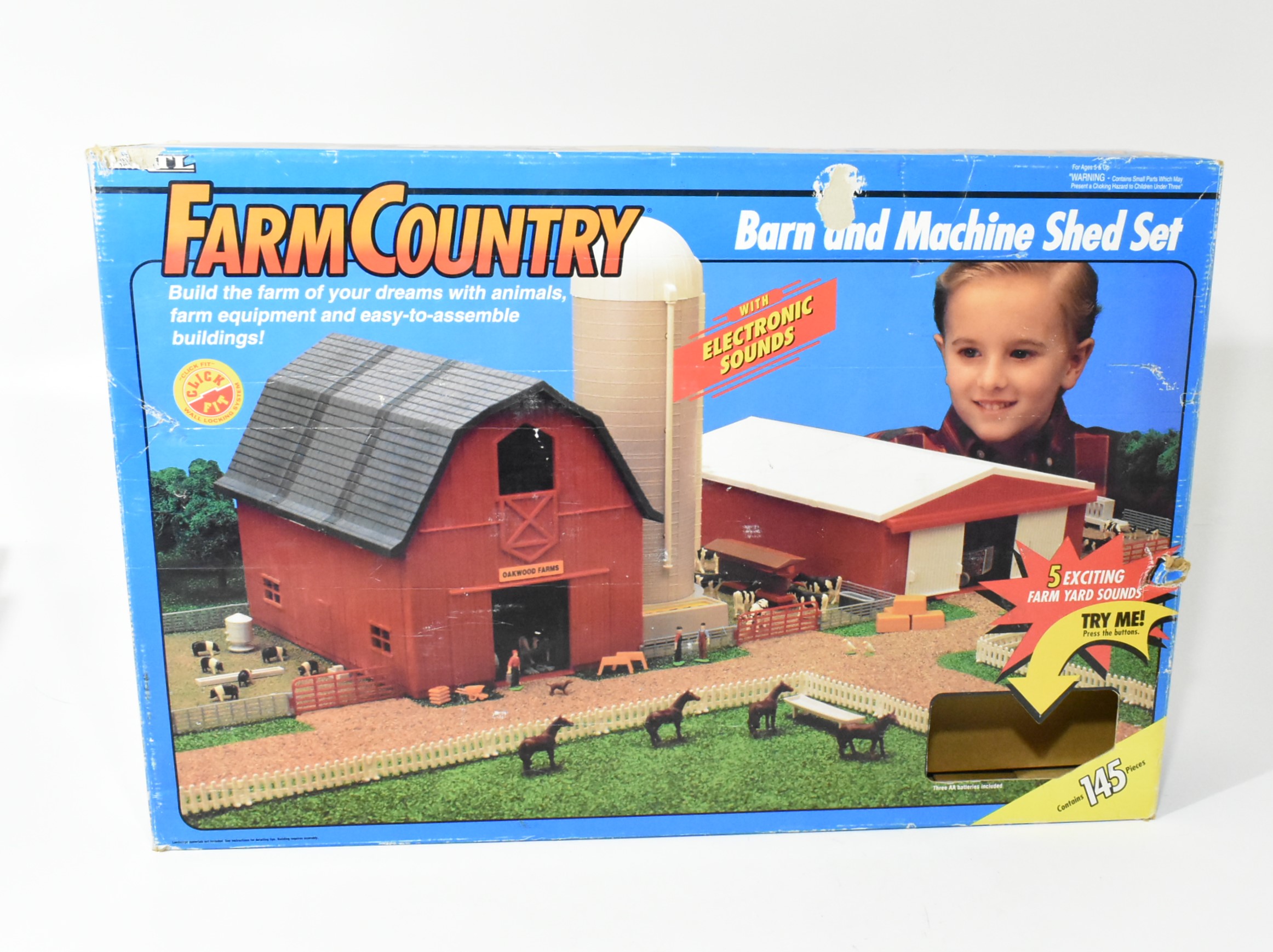 1/64 Farm Country Barn & Machine Shed Set With Talking Silo - Dalton's ...