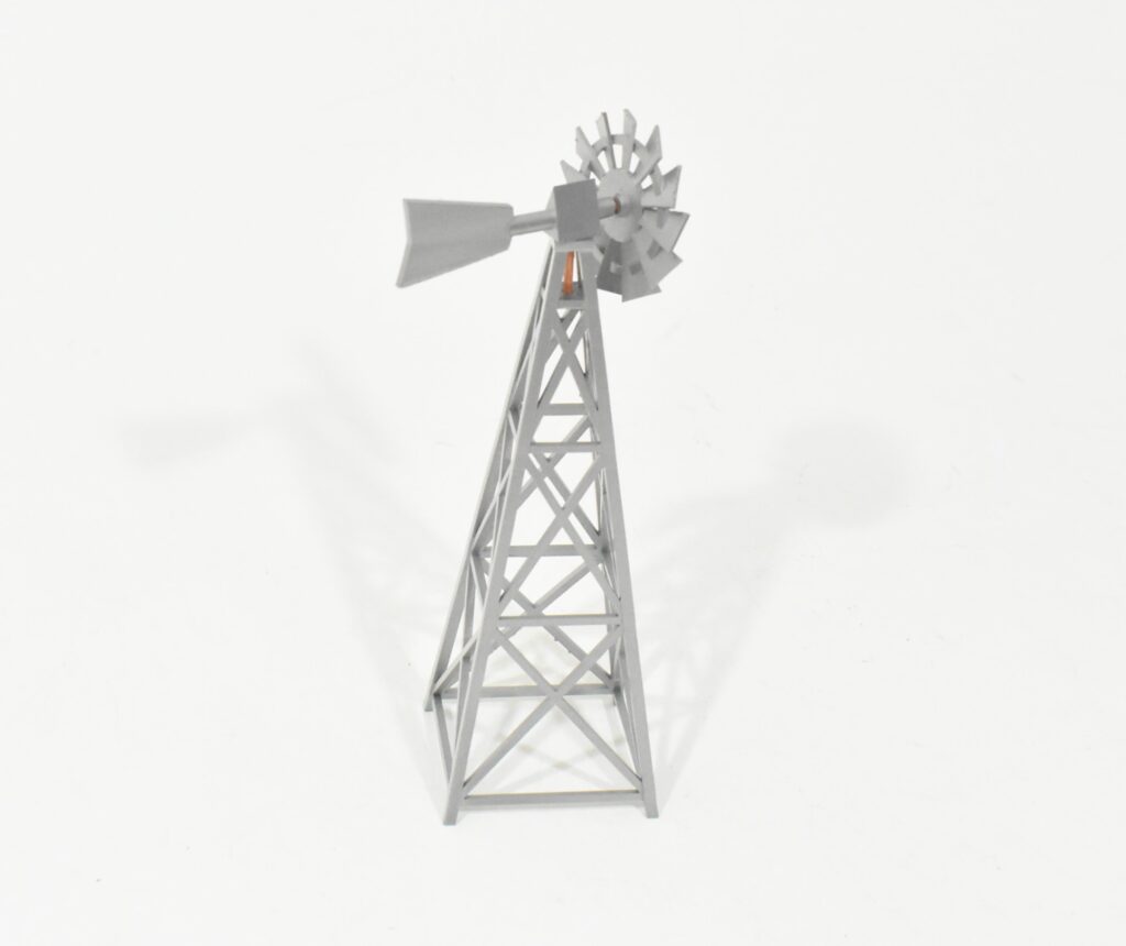 1/64 Scratch Built Windmill With Rotating Blades - Dalton's Farm Toys