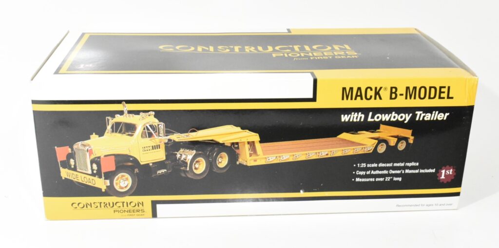 1/25 Case Mack B-Model Semi With Lowboy Trailer - Dalton's Farm Toys