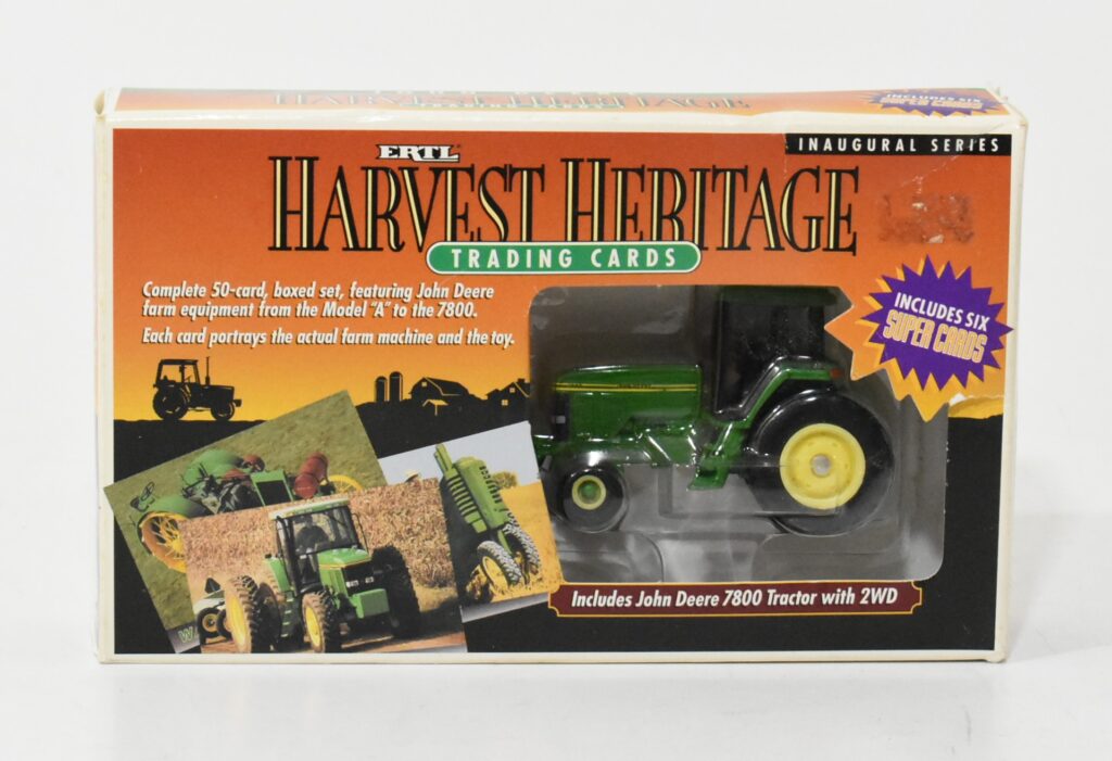 1/64 John Deere 7800 Tractor With Trading Cards - Dalton's Farm Toys
