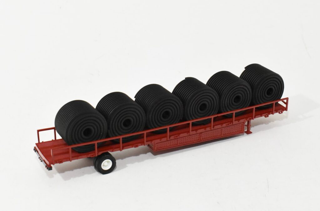 1/64 Maxi Roll Semi Tile Trailer With 6 Rolls of Tile, Red - Dalton's ...
